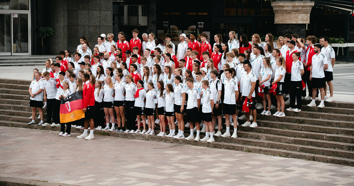 EYOF 2025 in Skopje eröffnet | Team Deutschland